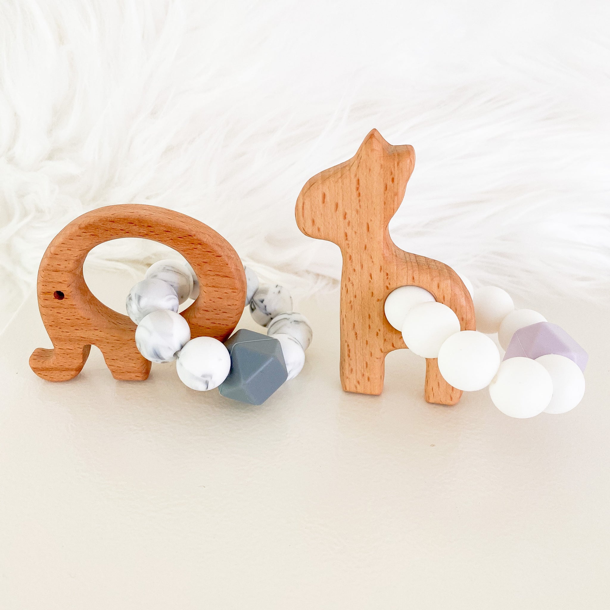 Custom Mini Animal Teether (Choose Your Colors/Animal!) – hellobabyLA, LLC