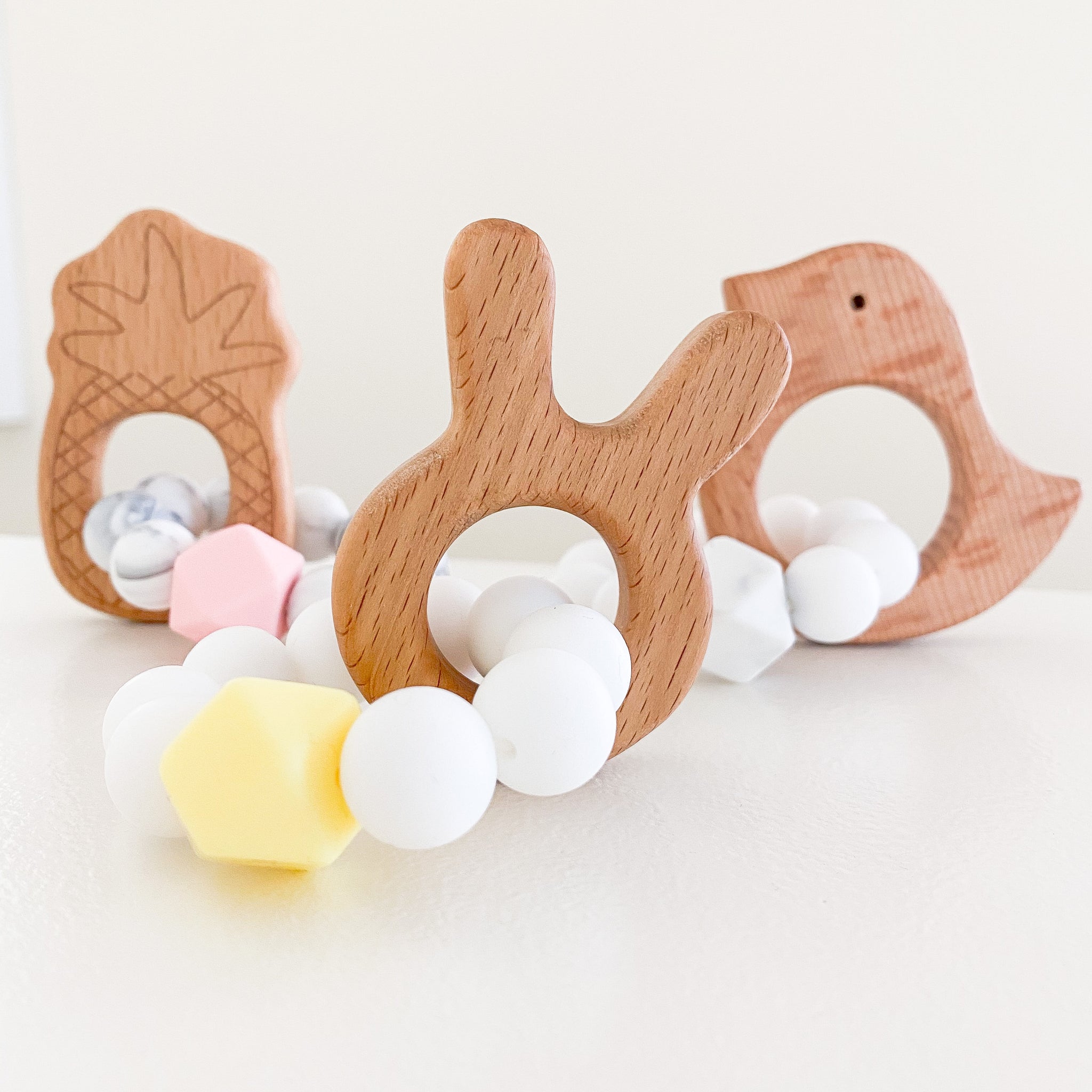Custom Mini Animal Teether (Choose Your Colors/Animal!) – hellobabyLA, LLC