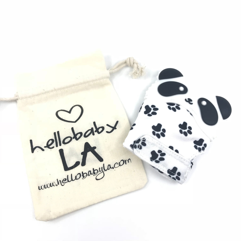 Panda Teething Mitten – hellobabyLA, LLC