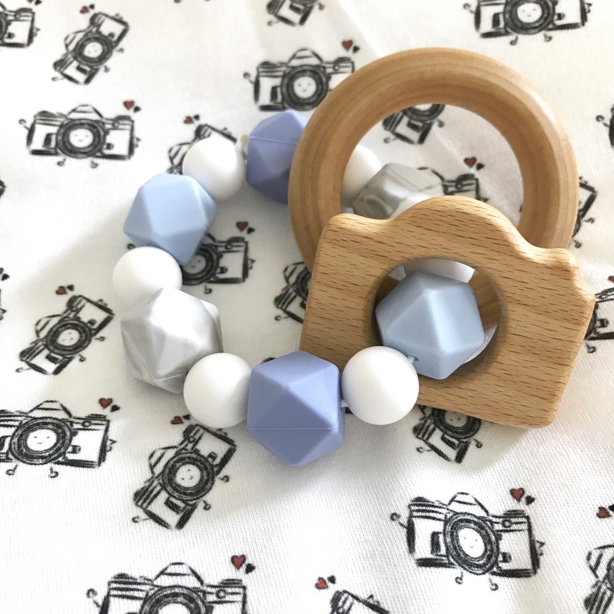 10 pack Photographer/Newborn Camera Teether Rattle Client Gift Package ...